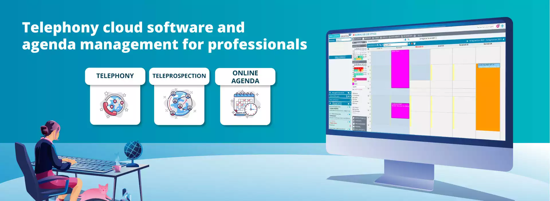 Ubicentrex/Ubiline India - Cloud Telephony software for BPO/call centers